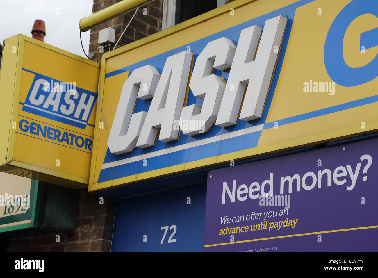 Speedy cash sign hi-res stock photography and images - Alamy