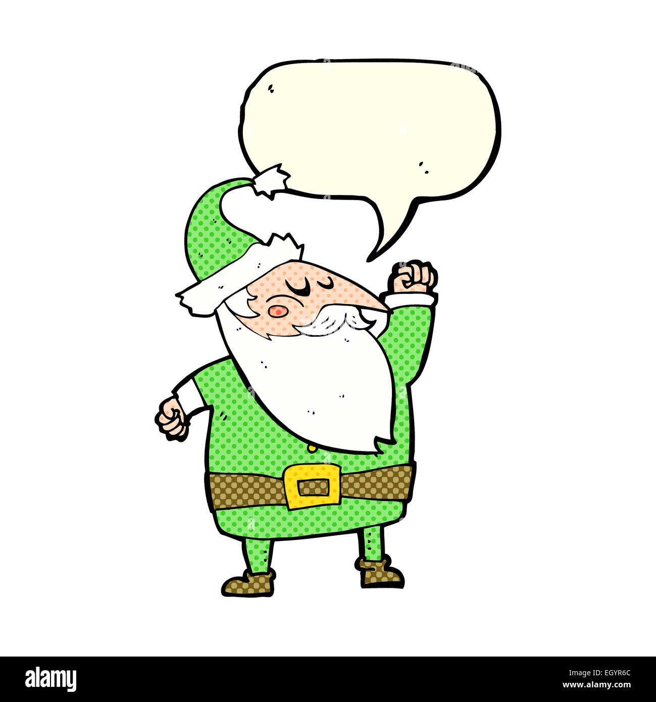 Cartoon santa claus punching hi-res stock photography and images - Alamy