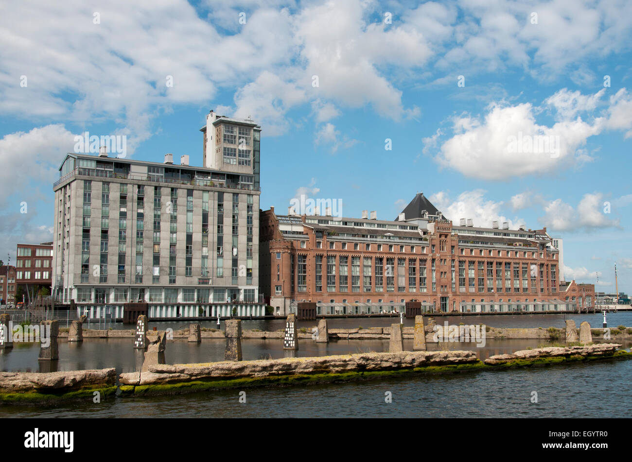 Amsterdam Netherlands modern architecture Apartments on Westerdoksdijk ...