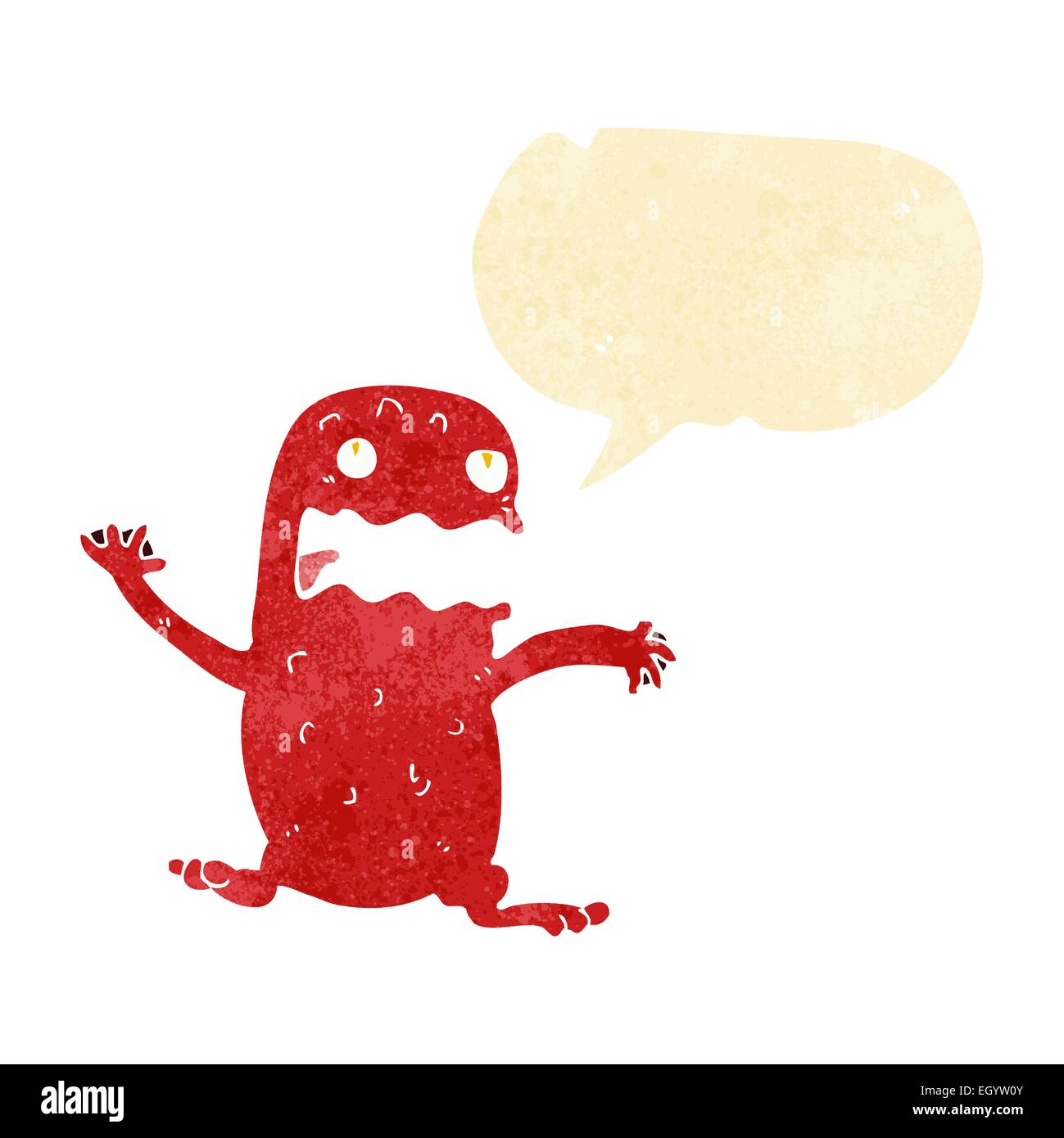 cartoon funny frog with speech bubble Stock Vector Image & Art - Alamy