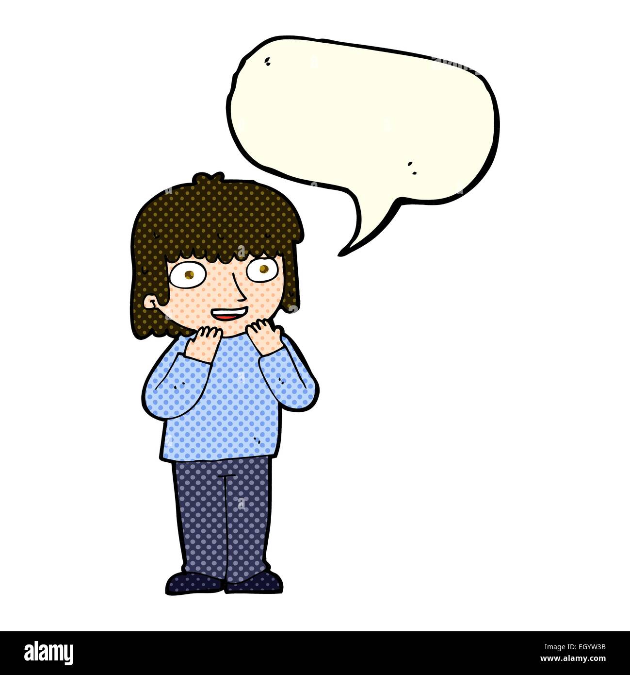 Excited Person Cartoon