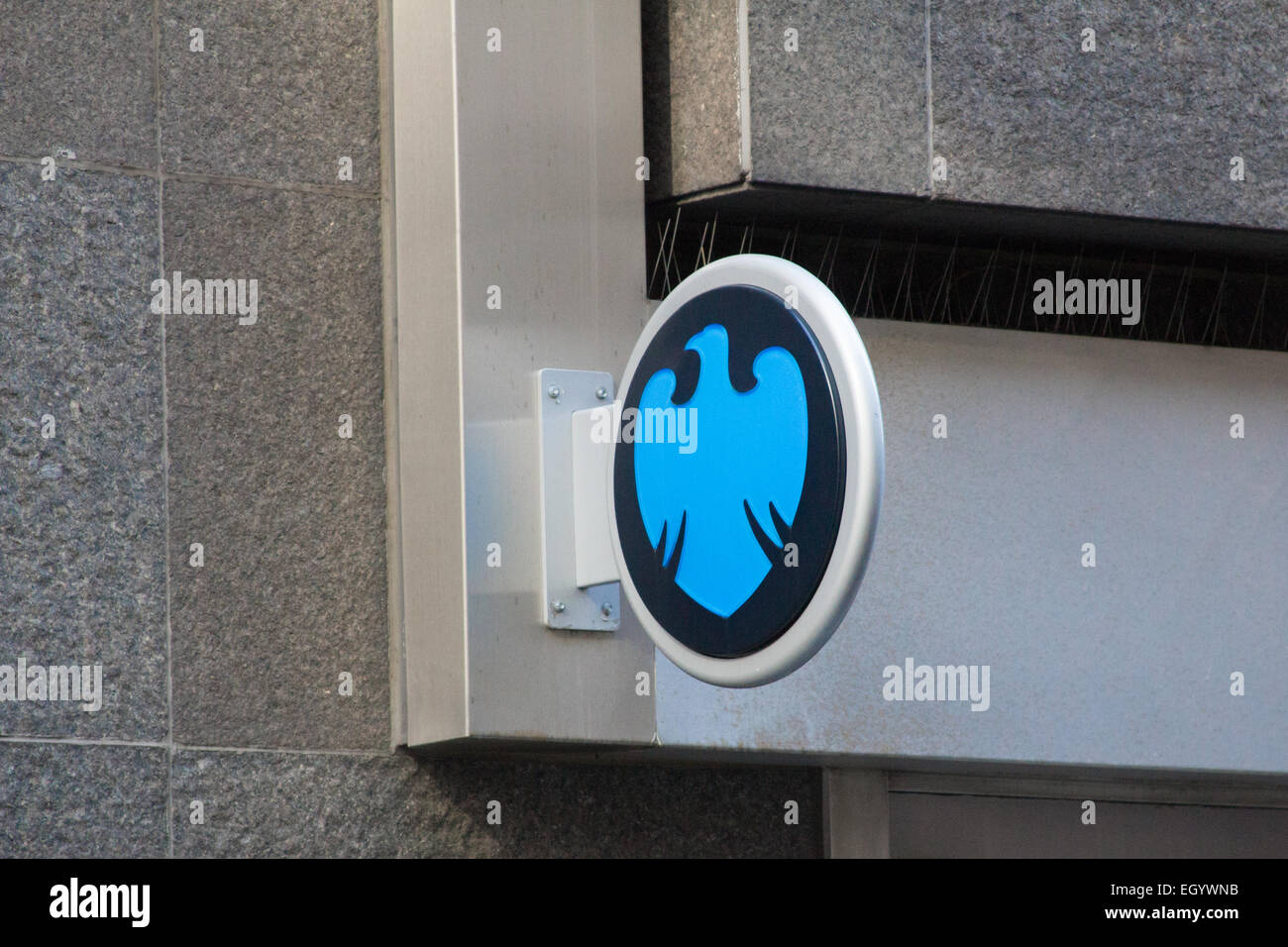 Barclays Bank branch in the City of London on Fenchurch Street Stock ...