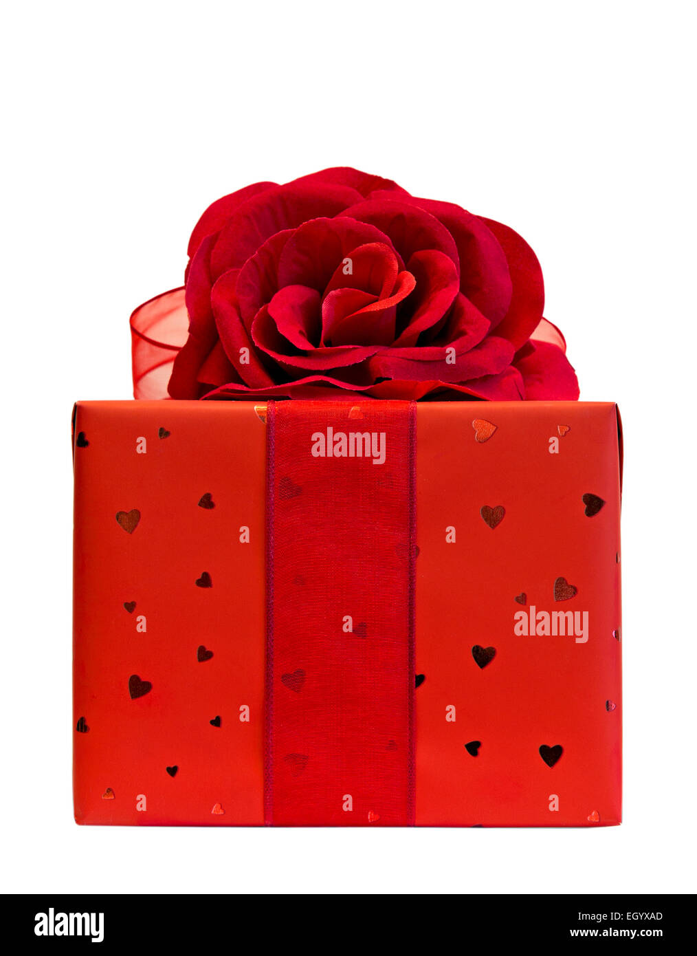 red isolated present Stock Photo - Alamy