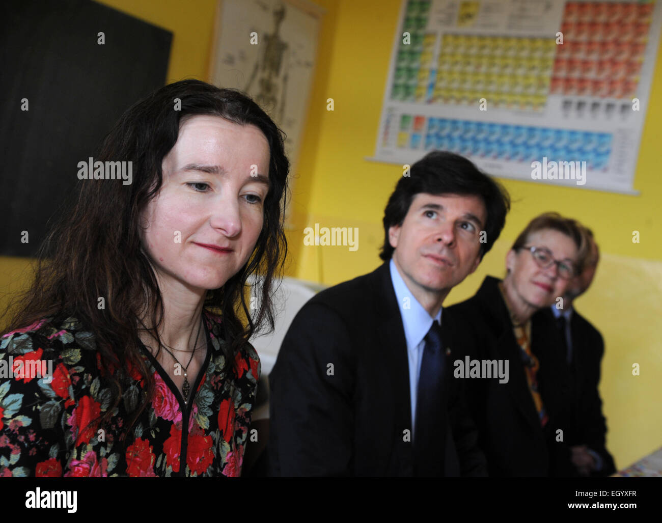 From left to right British Ambassador Jan Thompson, U.S. Ambassador ...