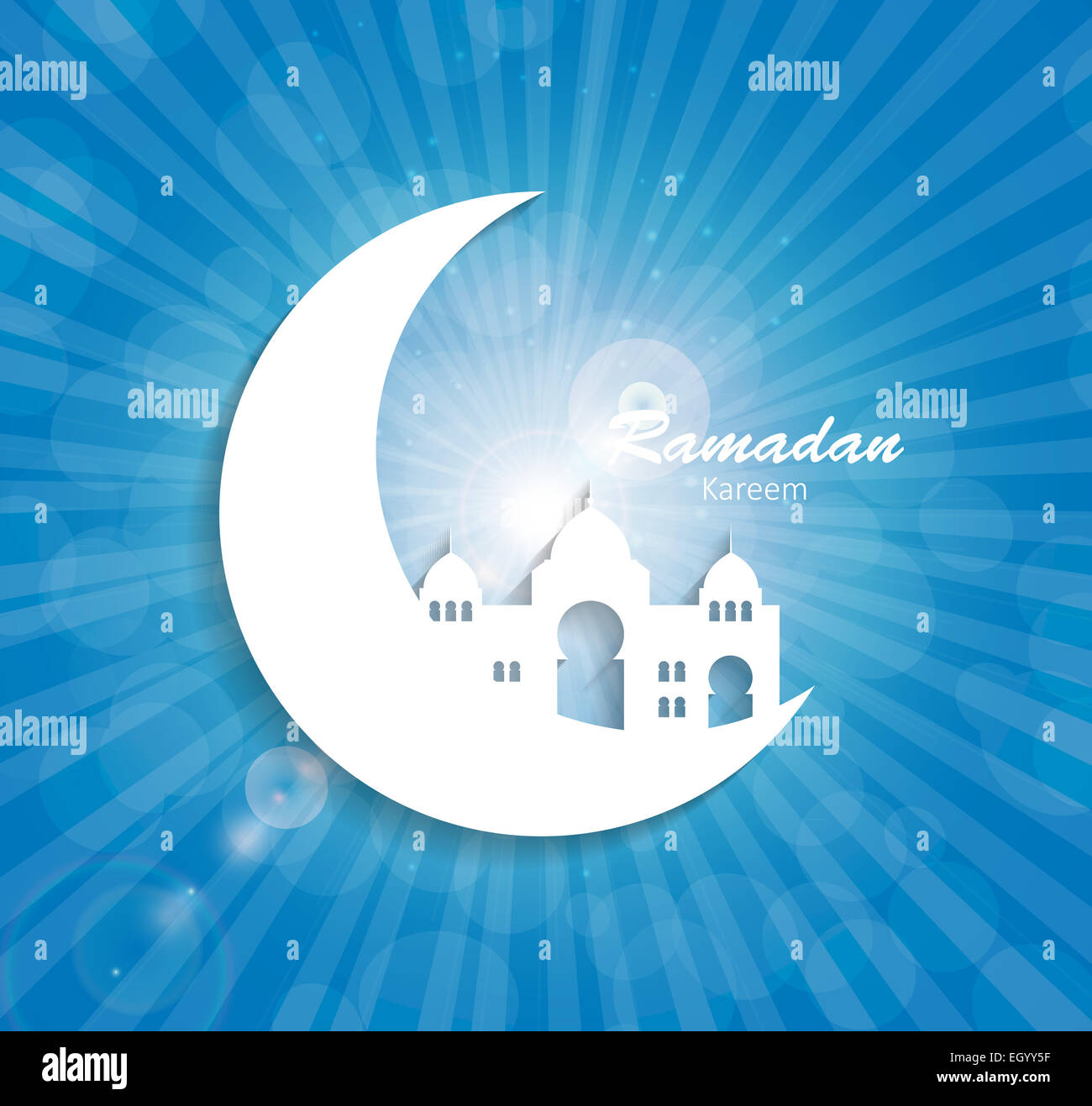 Background for Muslim Community Festival Vector Illustration Stock ...