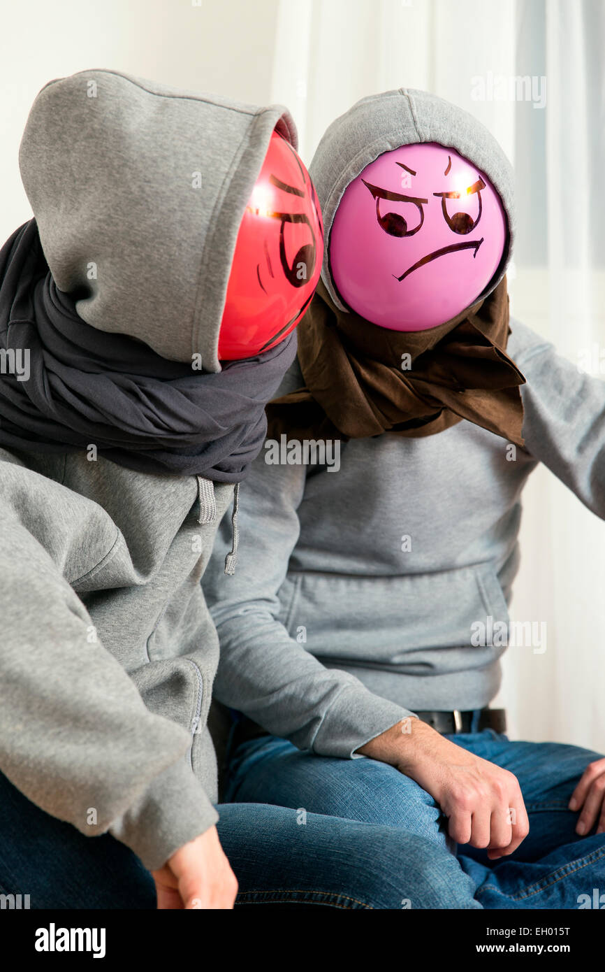 Angry face balloon hi-res stock photography and images - Alamy
