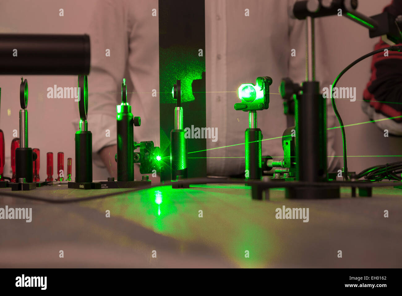 Benchmark of experiment. The narrowest visible light beam to date ...