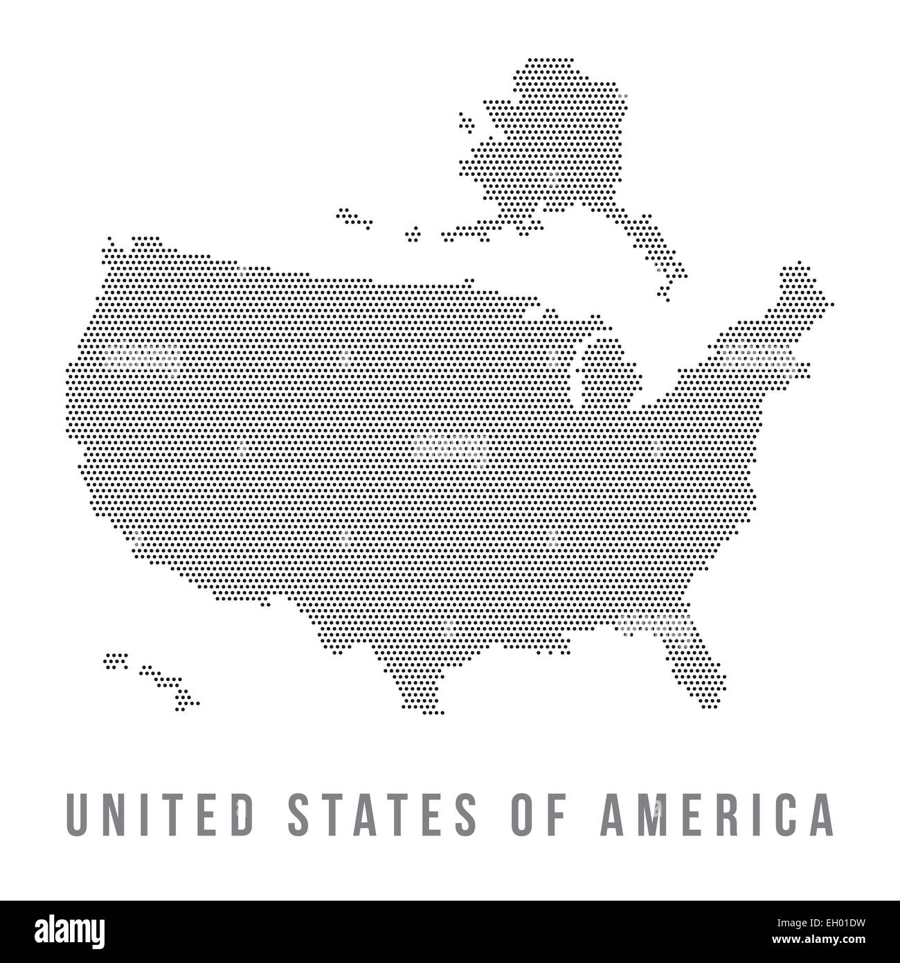 Usa map hi-res stock photography and images - Alamy