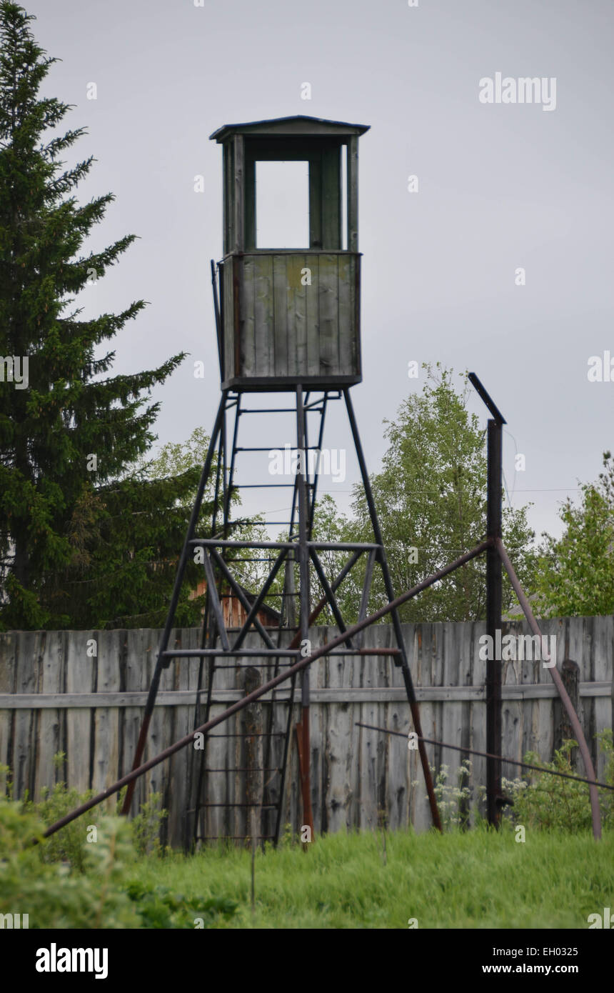 Watch tower soviet labor camp hi-res stock photography and images - Alamy