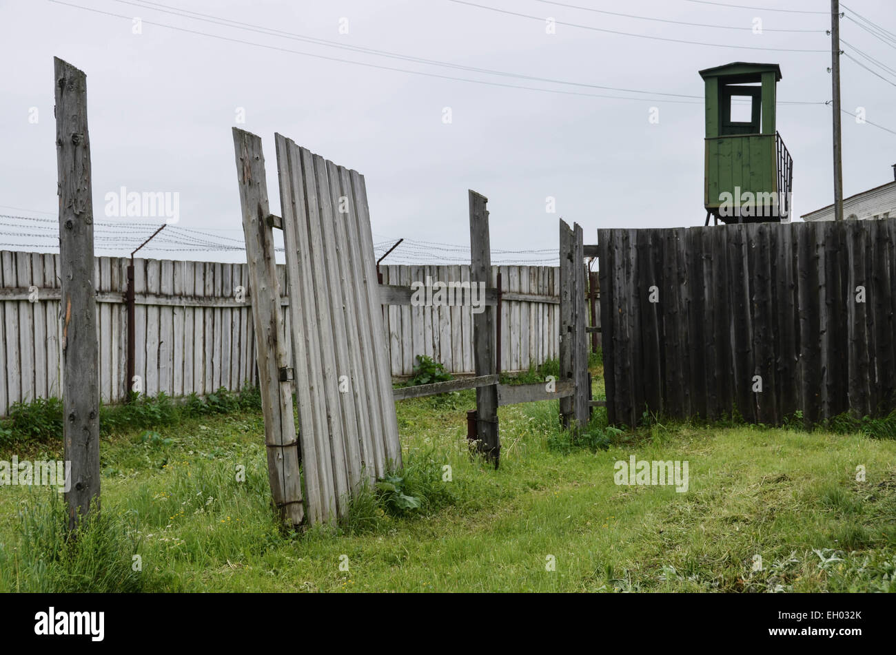 Watch tower soviet labor camp hi-res stock photography and images - Alamy