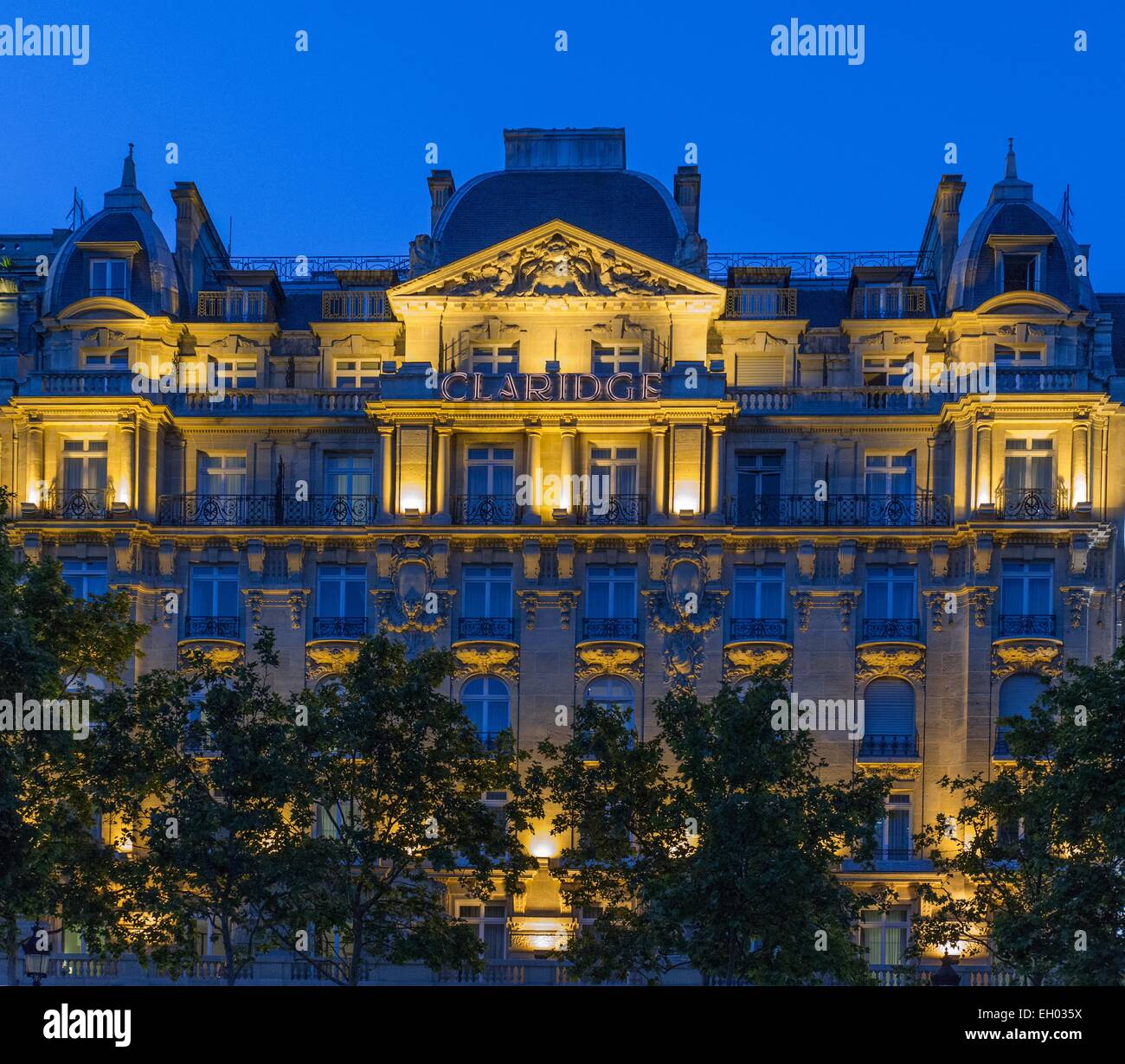 ActiveMuseum 0003274.jpg / Facade of the Claridge hotel, Champs-Elysees ...