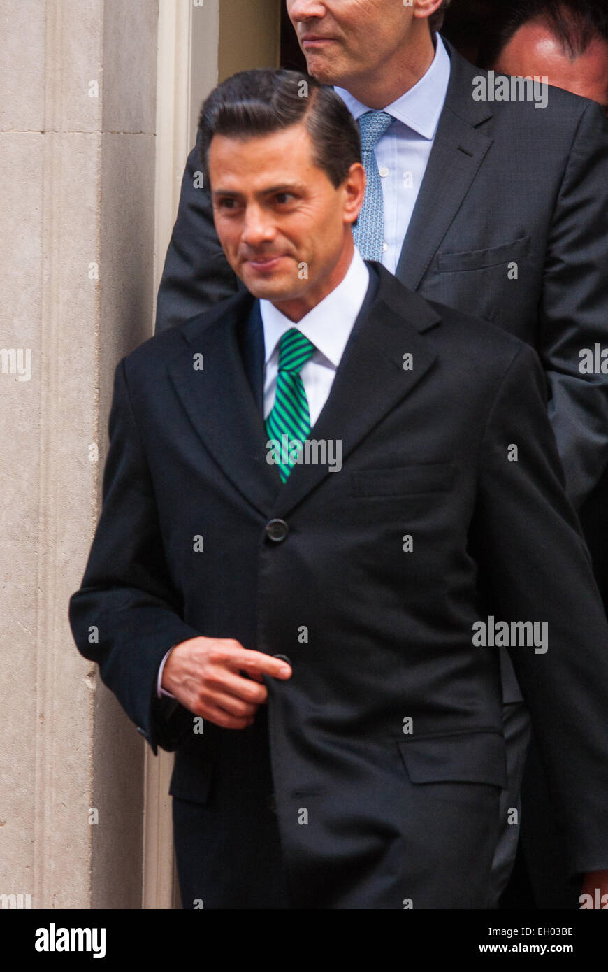 London, UK. 4th March, 2015. President Enrique Pena Nieto leaves 10 ...