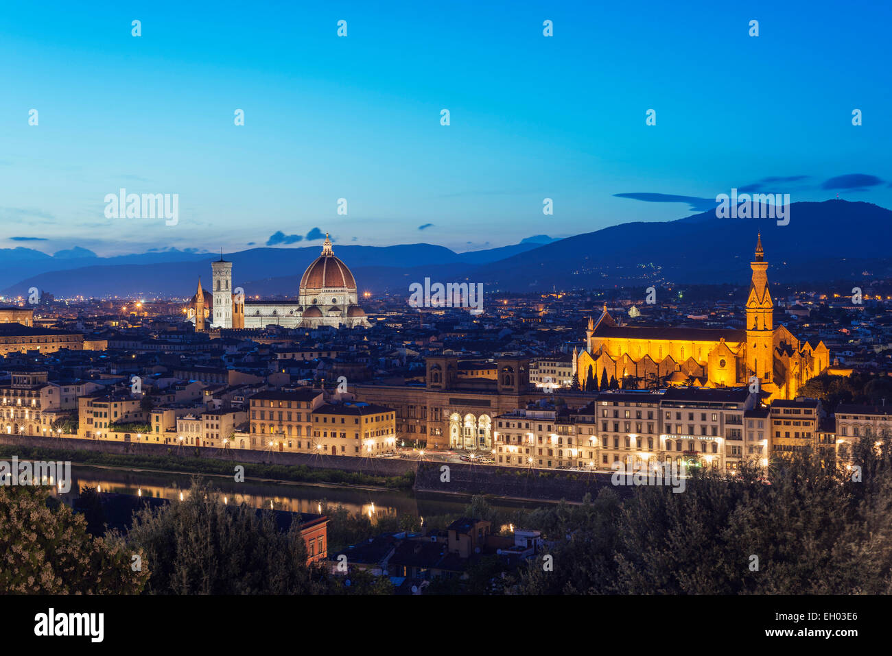 The historical center of florence center hi-res stock photography and ...