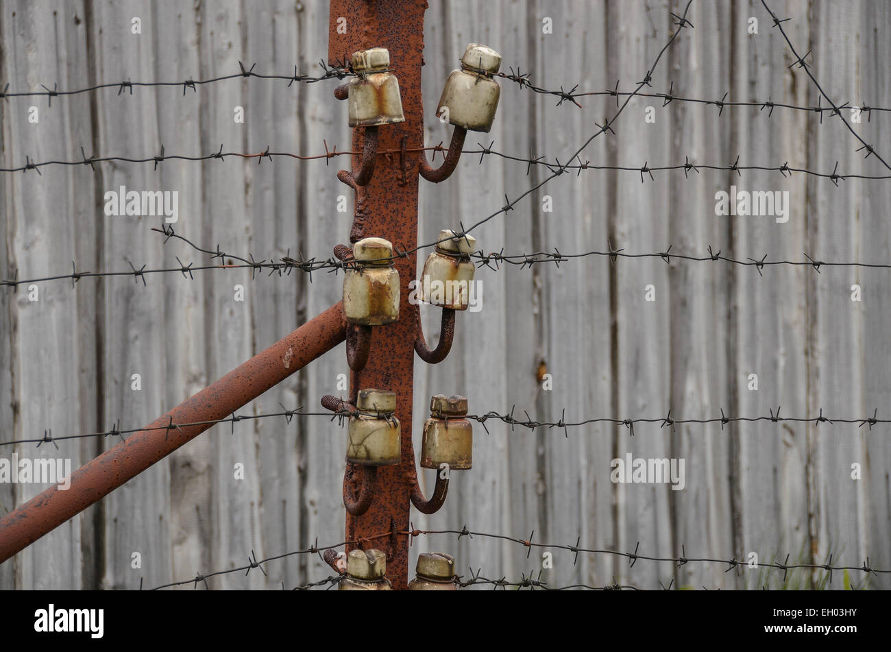 The former soviet gulag camp of Perm36, west of the Ural range in ...