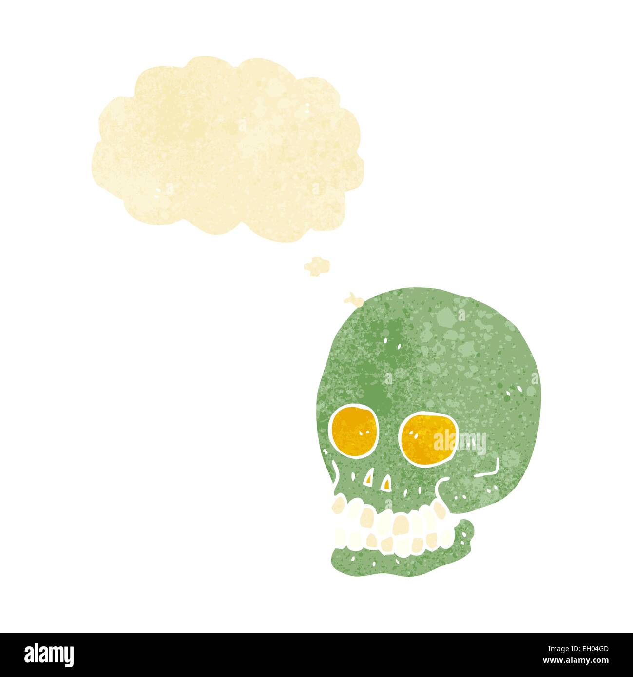 Cartoon crazy skull bubble hi-res stock photography and images - Alamy