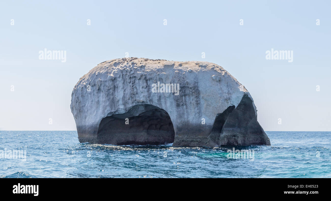 Rock in the ocean on the Andaman Sea Stock Photo - Alamy
