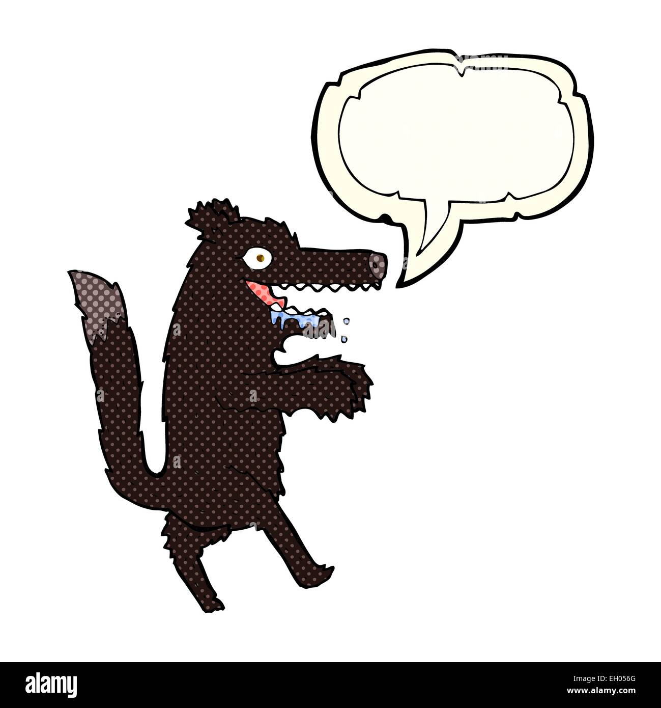 Cartoon big bad wolf bubble Cut Out Stock Images & Pictures - Alamy