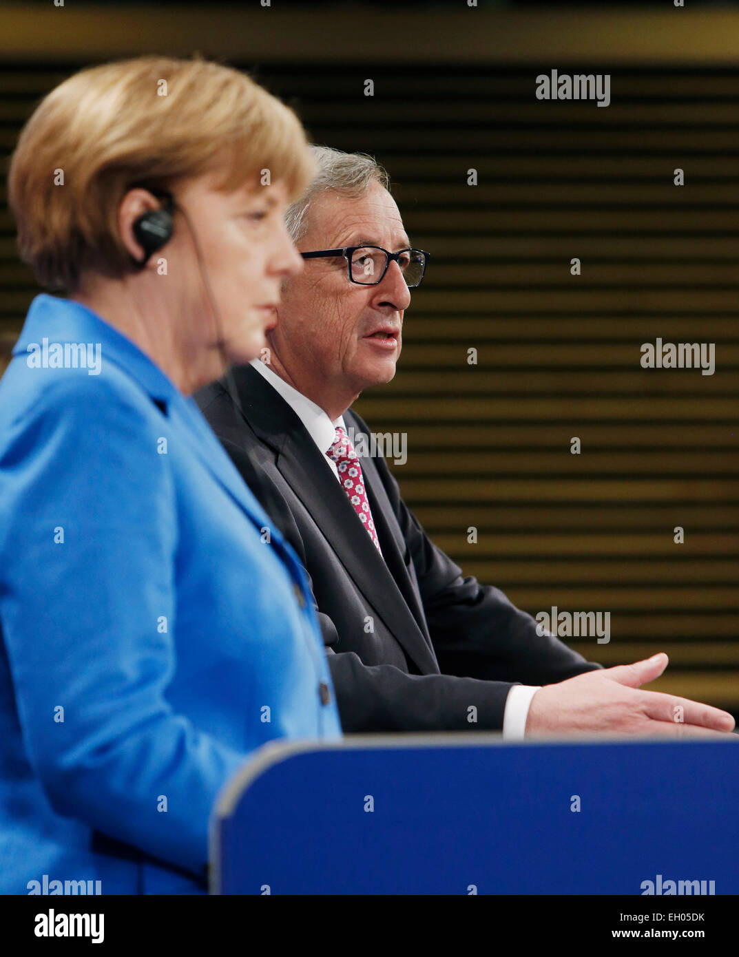 Brussels, Belgium. 4th Mar, 2015. European Commission President Jean ...