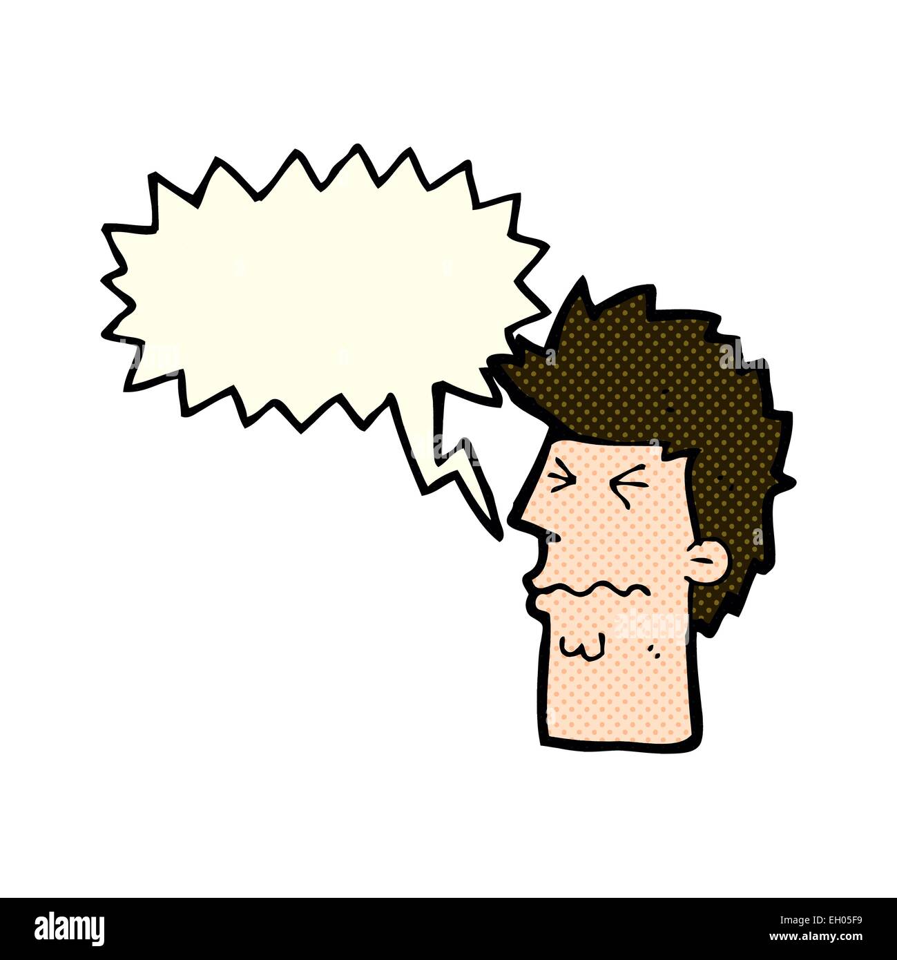 Cartoon stressed out face hi-res stock photography and images - Alamy