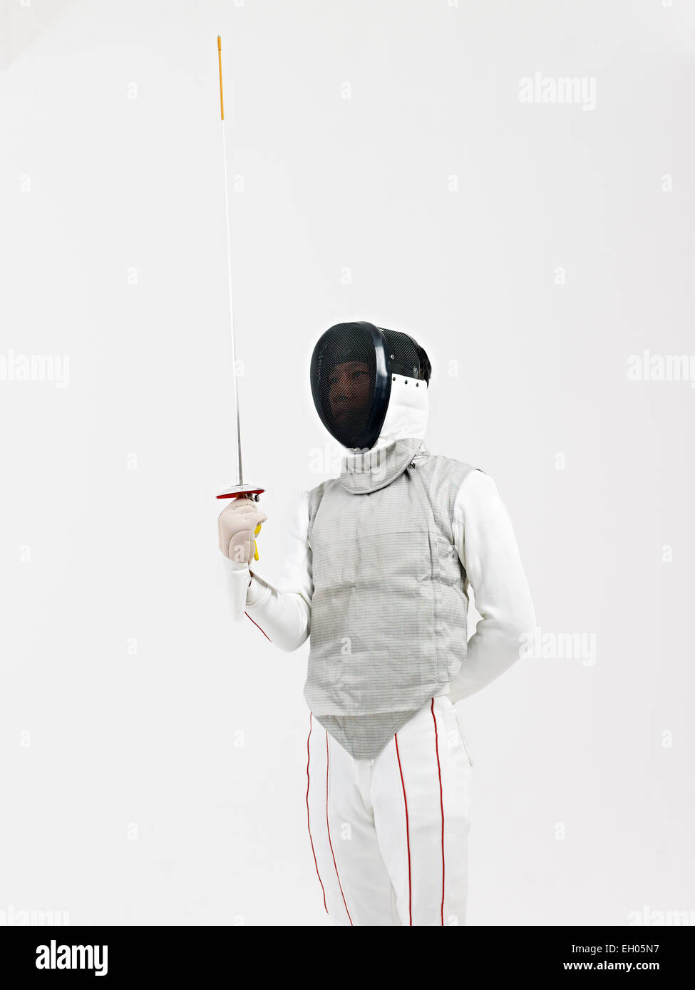 Portrait fencer wearing fencing hi-res stock photography and images - Alamy