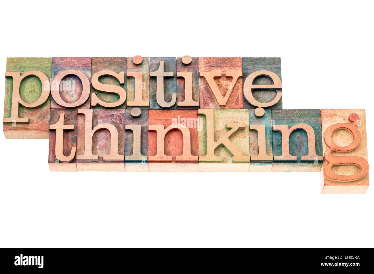 Positive thinking text hi-res stock photography and images - Alamy