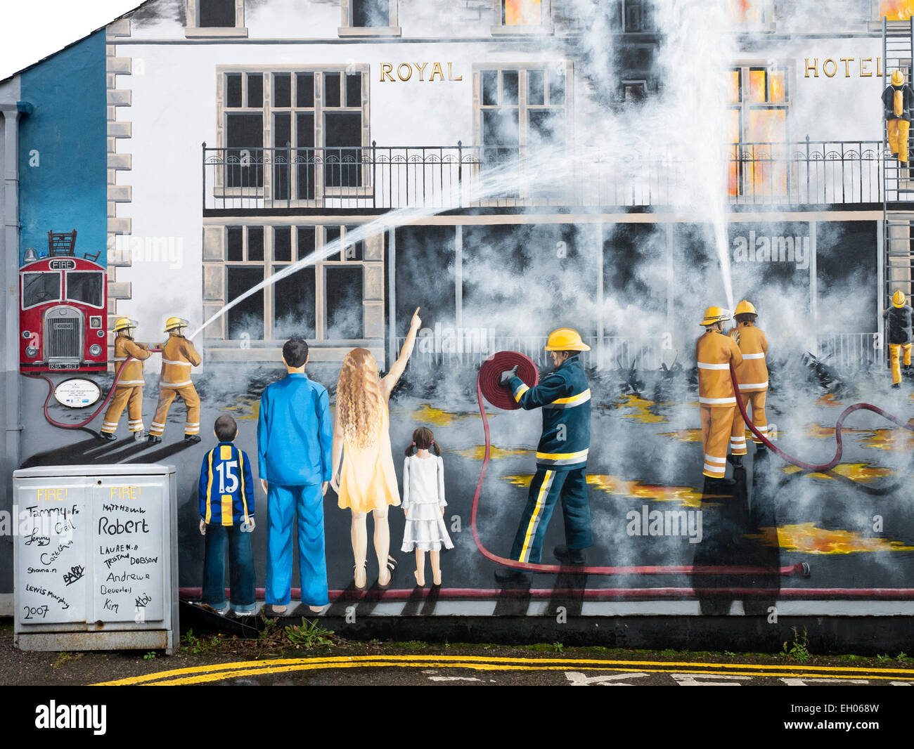 Mural, Invergordon, Highlands, Scotland Stock Photo - Alamy