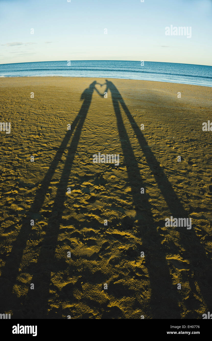 Beach shadow outdoor hi-res stock photography and images - Alamy