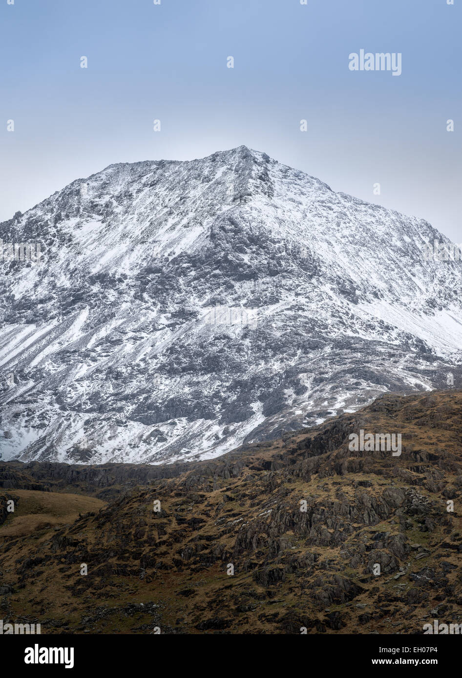 Crib goch snowdon hi-res stock photography and images - Alamy