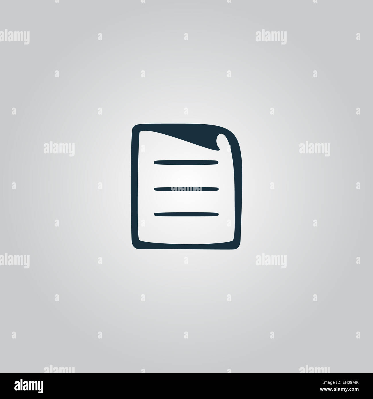Black document folder icon isolated hi-res stock photography and images ...