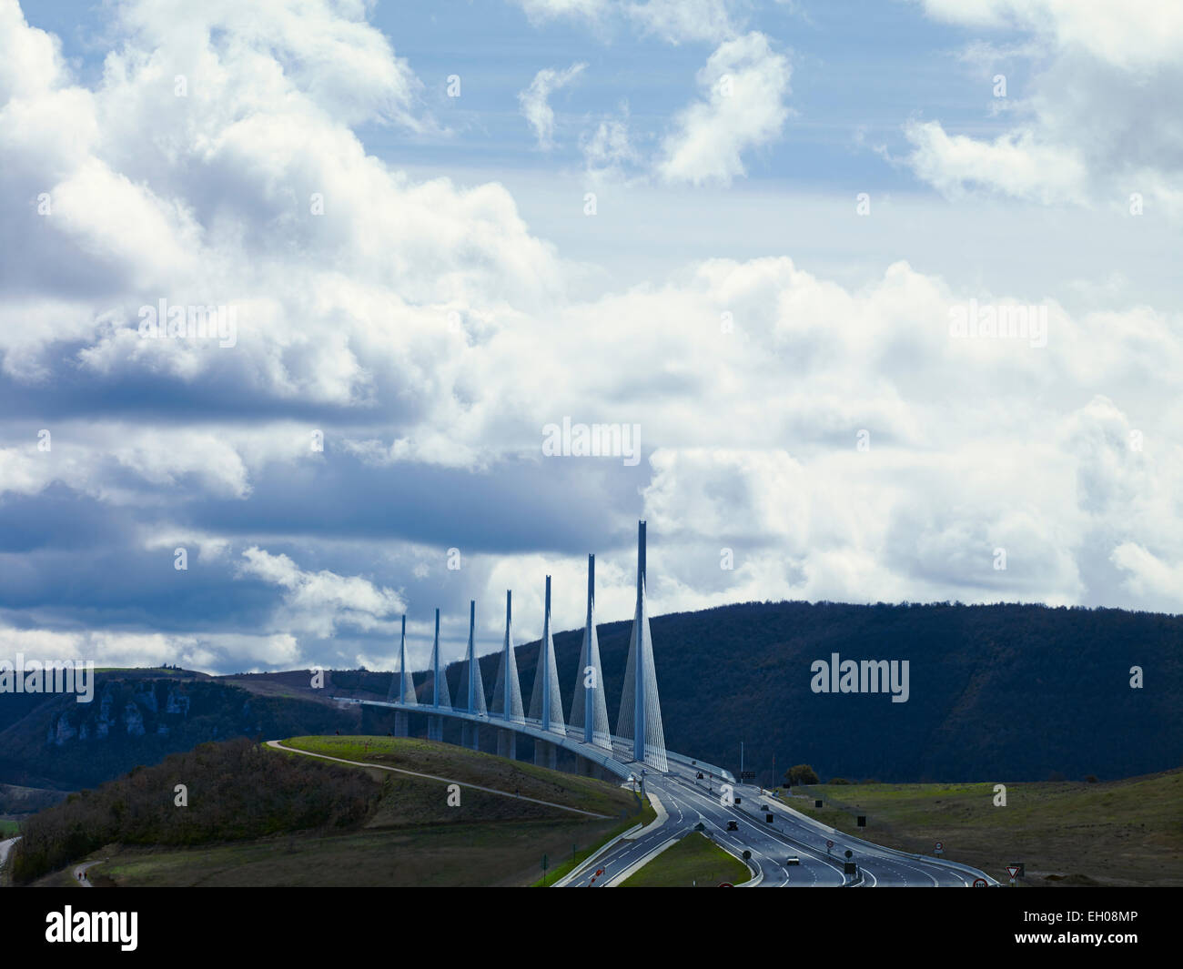 Millau Viaduct, Aveyron, France Stock Photo - Alamy