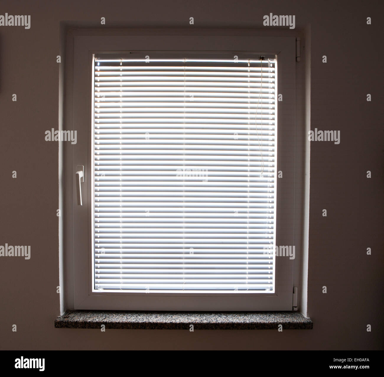 Sunblind at window Stock Photo - Alamy