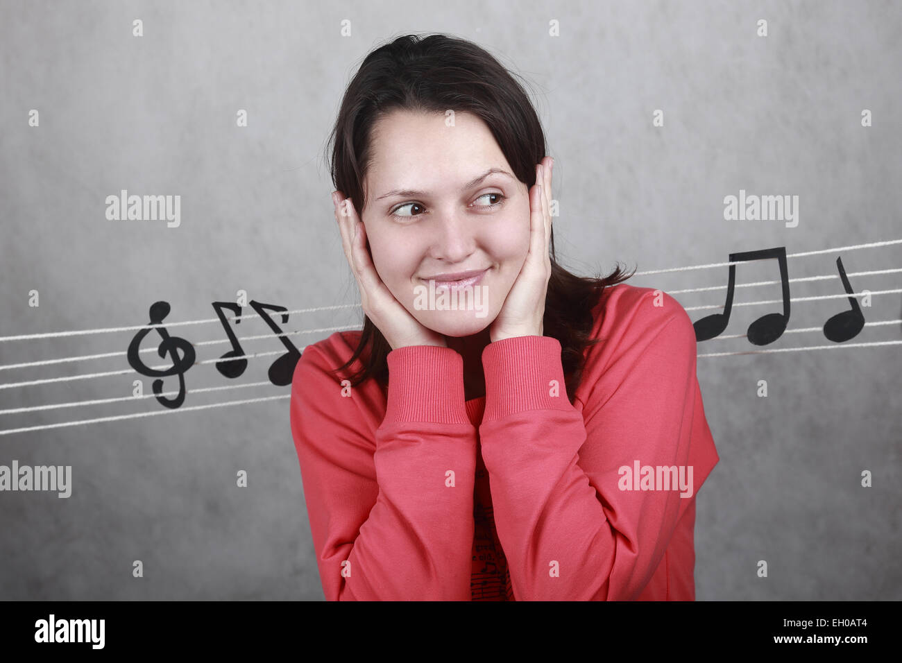 Girl surrounded hi-res stock photography and images - Alamy