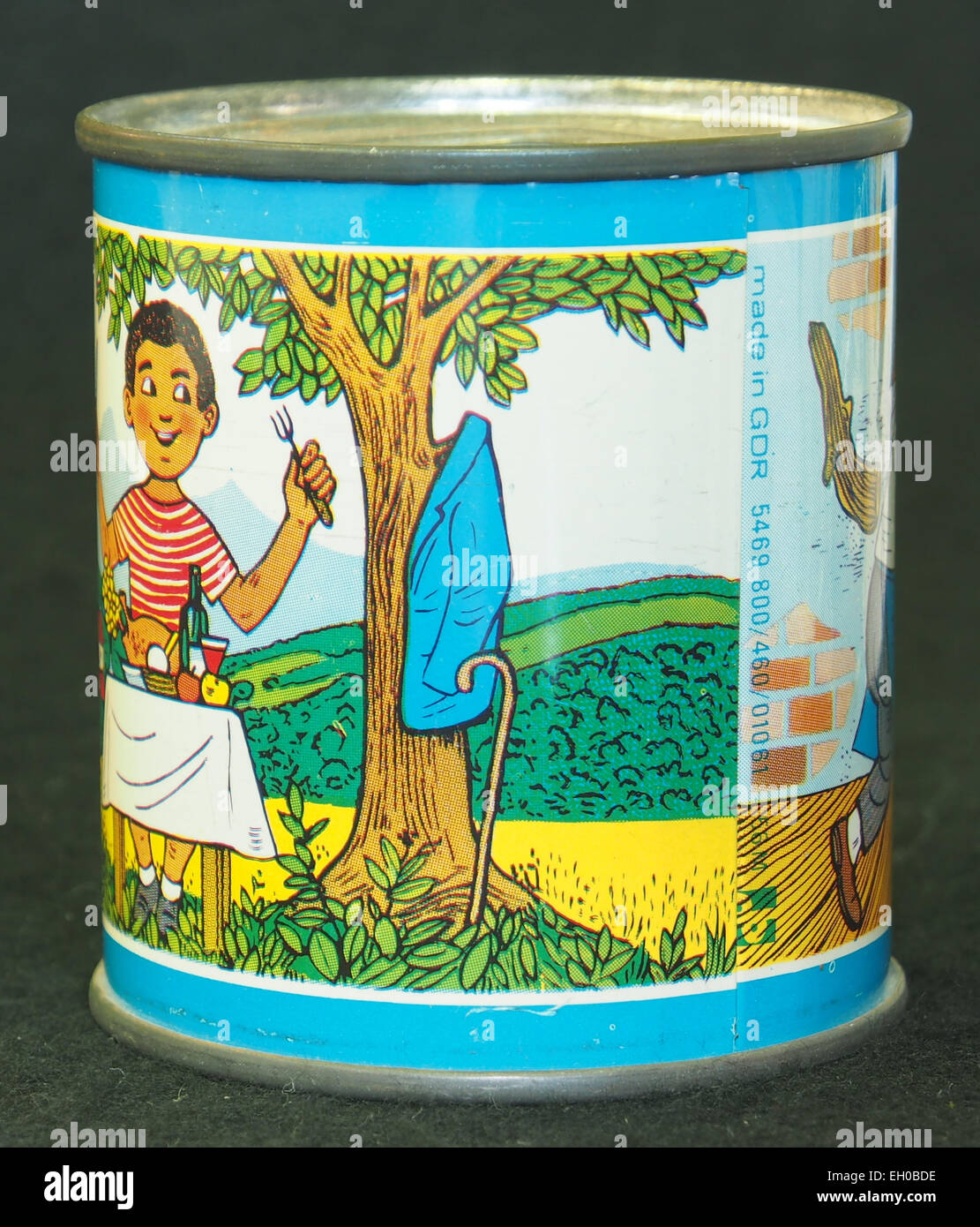 Blikken spaarpotje met afbeelding van sprookjes hi-res stock ...