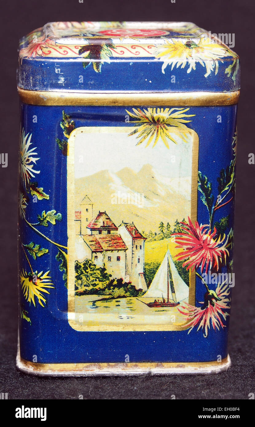 This blue tea tin, shown in the photograph, is typically used for ...