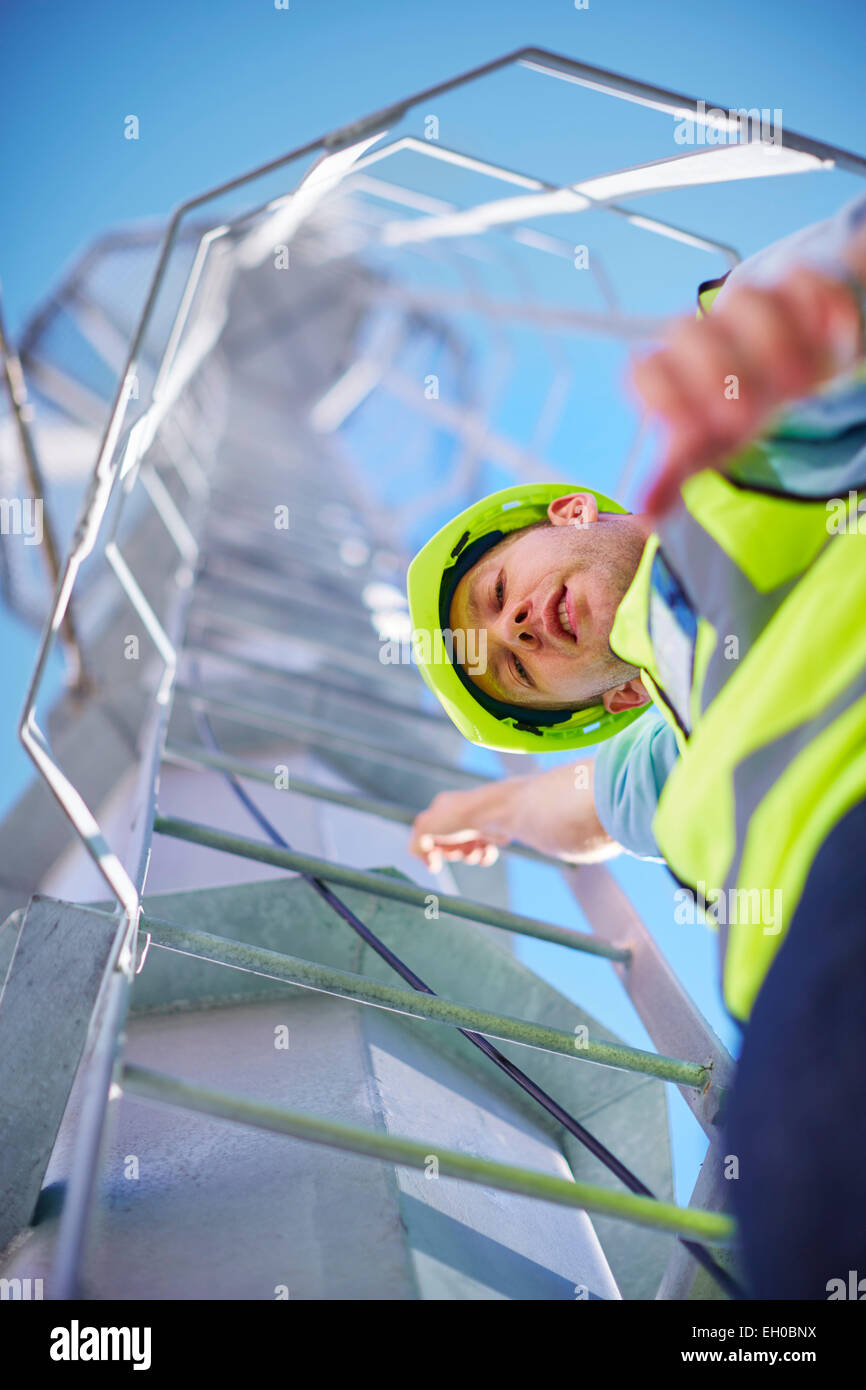 Climbing wind turbine hi-res stock photography and images - Alamy