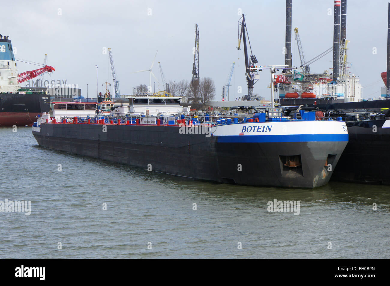 Botein, ENI 02332656, is a vessel located at Botlekhaven in the Port of ...