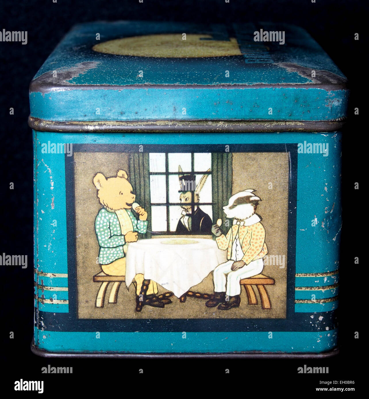 The Brandbergens Bruintje Beer biscuits tin showcases the packaging ...