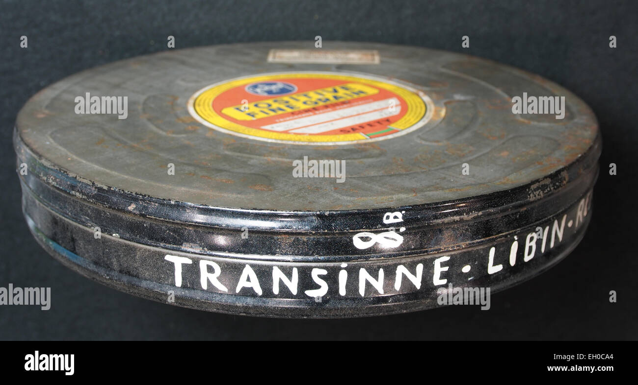 The Gevaert film tin, a collectible item, represents vintage packaging ...