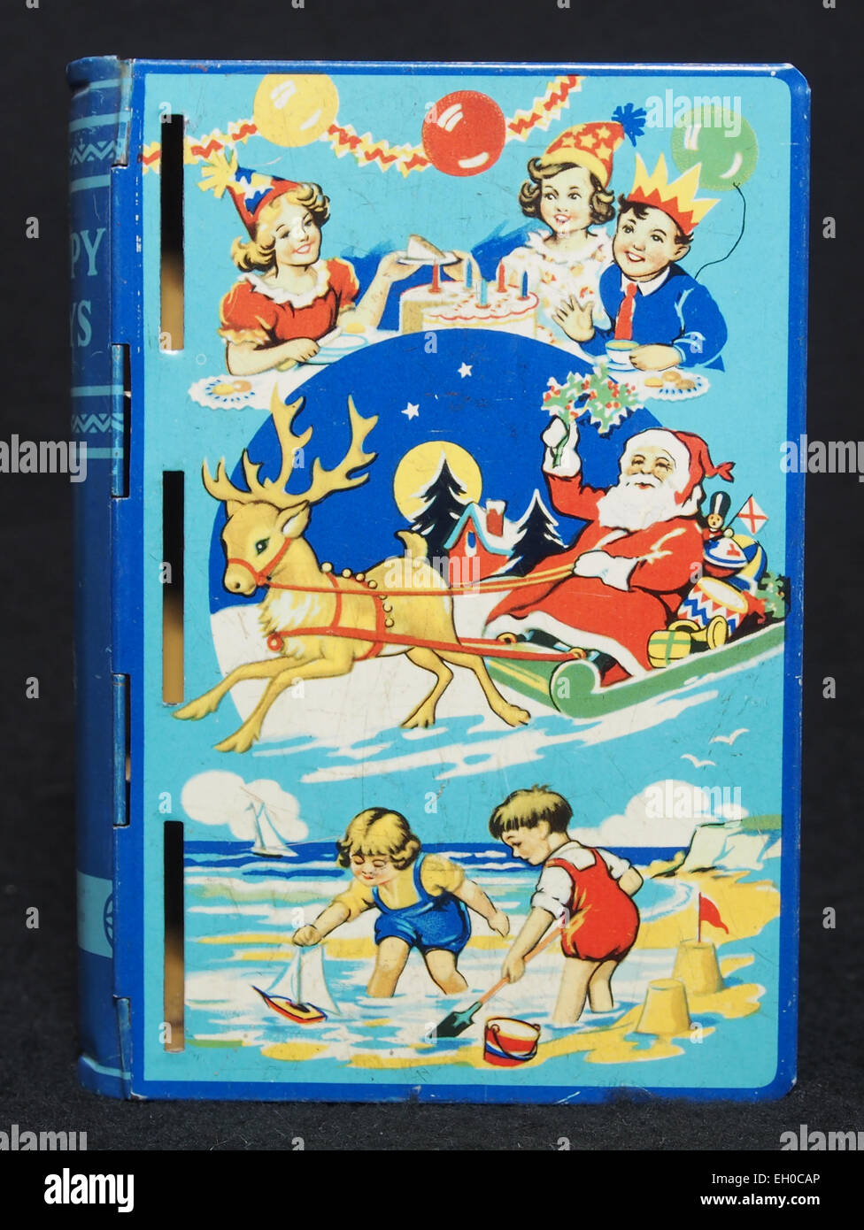 Happy Days tin book, photo 1 Stock Photo - Alamy