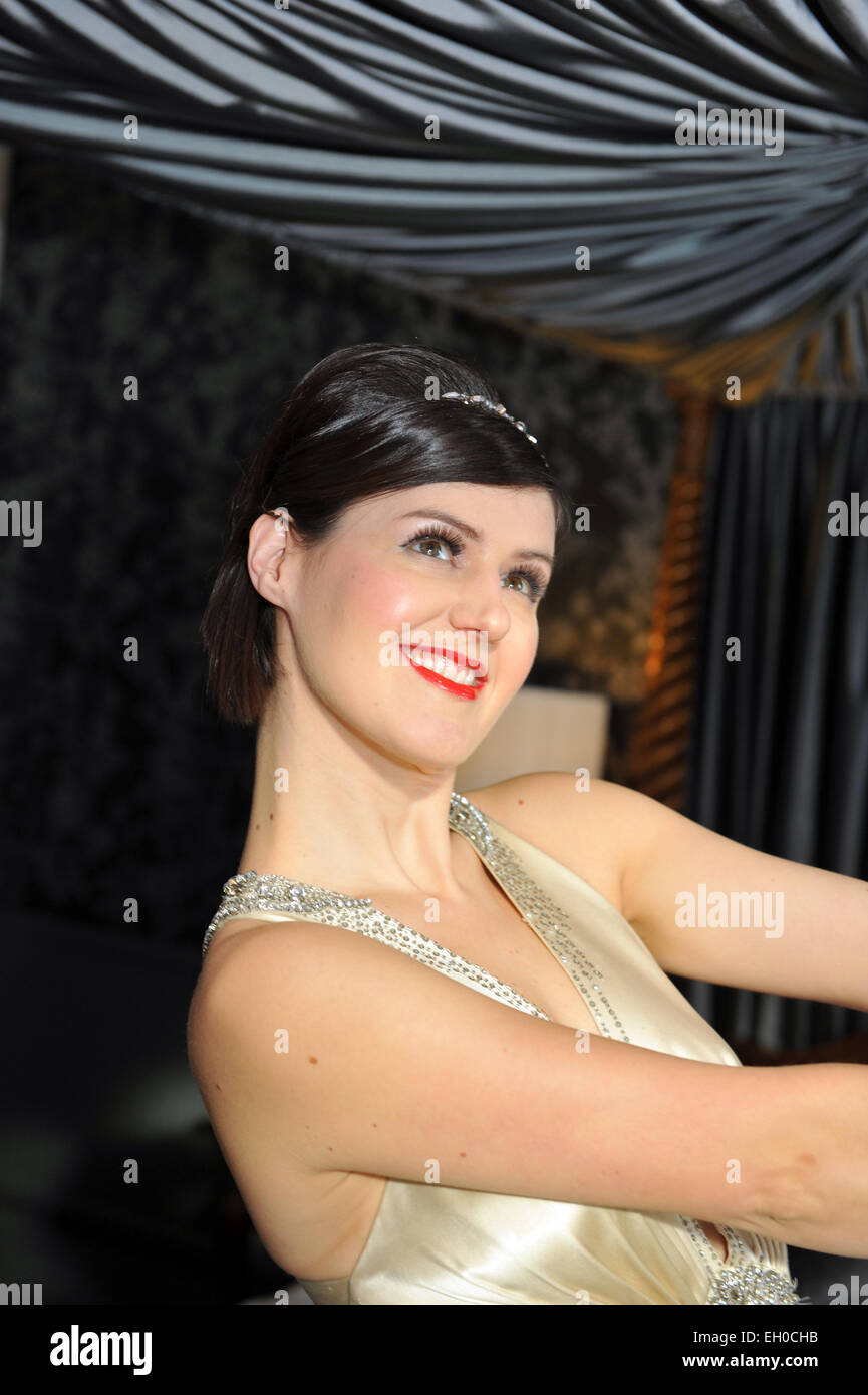 Woman smiling MODEL RELEASED Stock Photo - Alamy