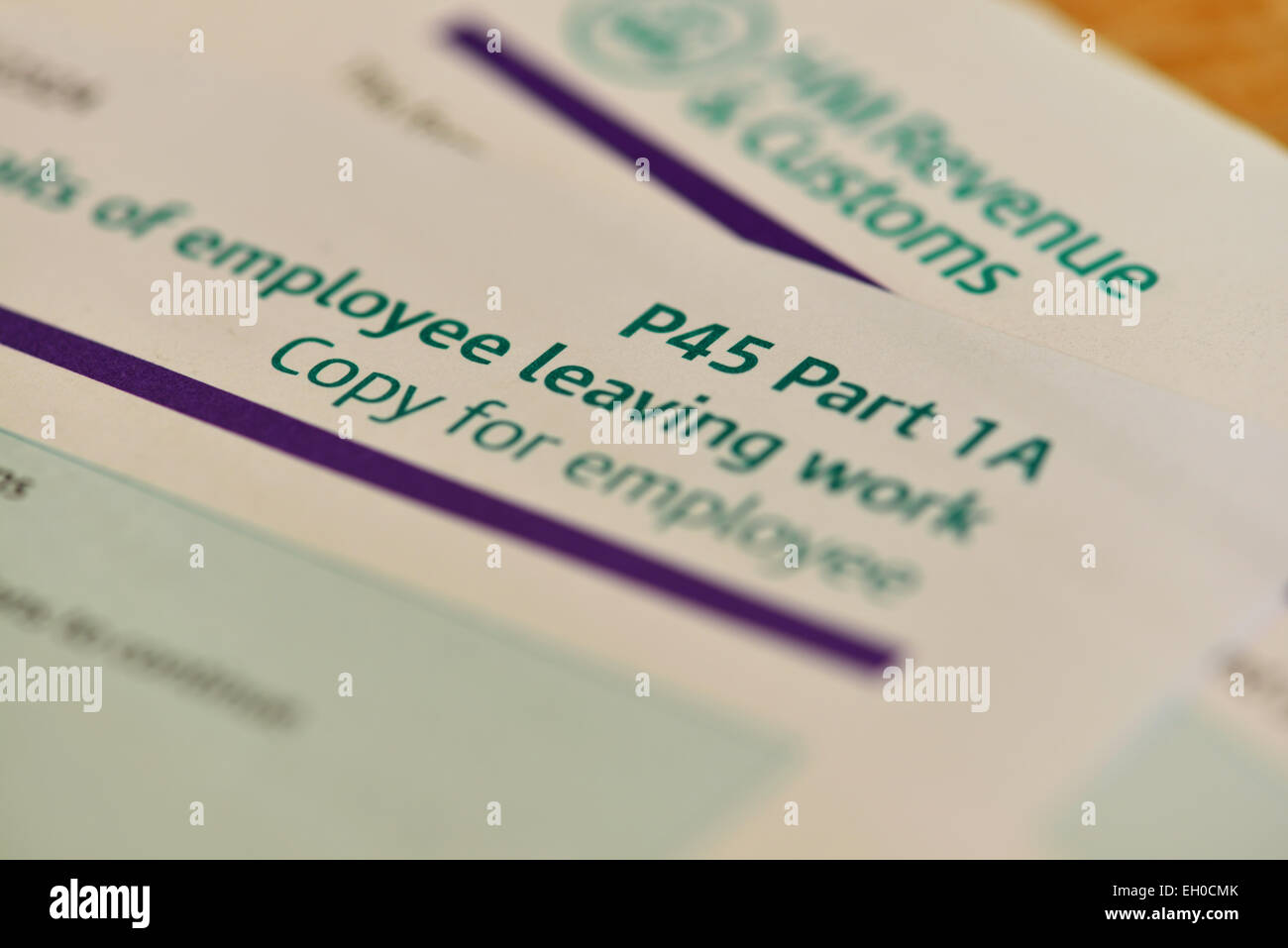 P45 form hi-res stock photography and images - Alamy