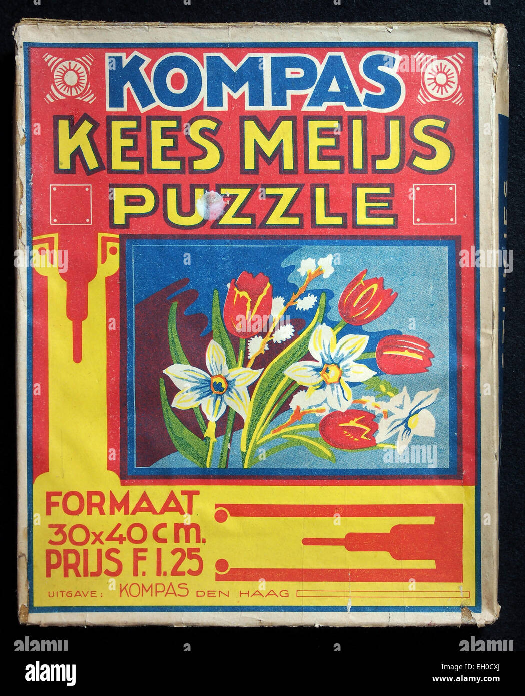 This image shows a puzzle created by Kees Meijs, titled 'Kompas'. The ...
