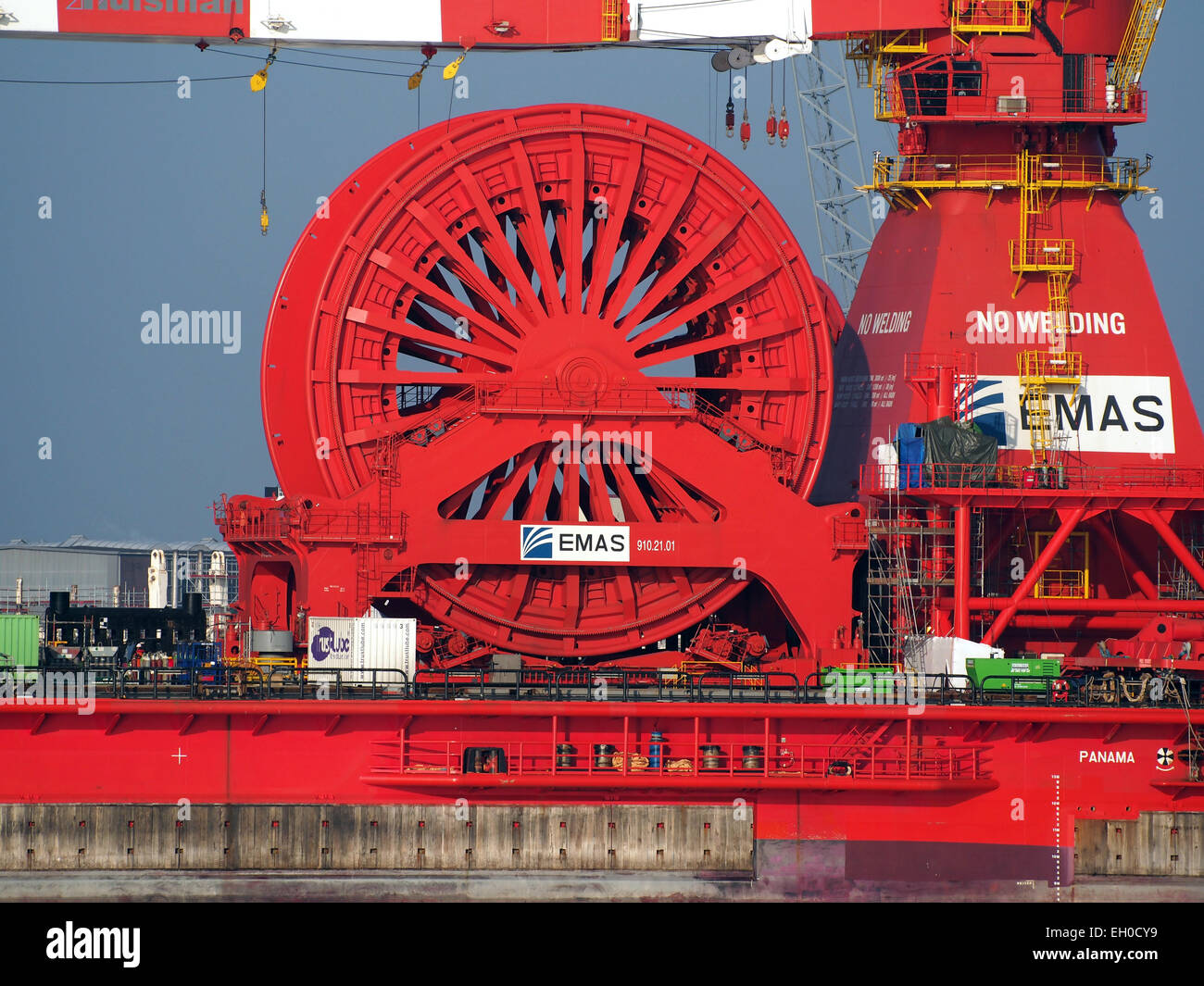 The LEWEK CONSTELLATION (IMO 9629756) is pictured navigating the Nieuwe ...