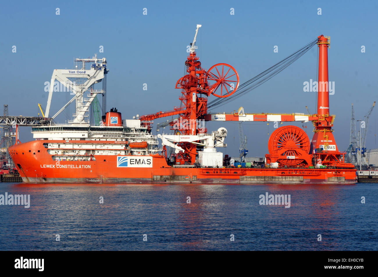 This image shows the LEWEK CONSTELLATION vessel (IMO 9629756) operating ...