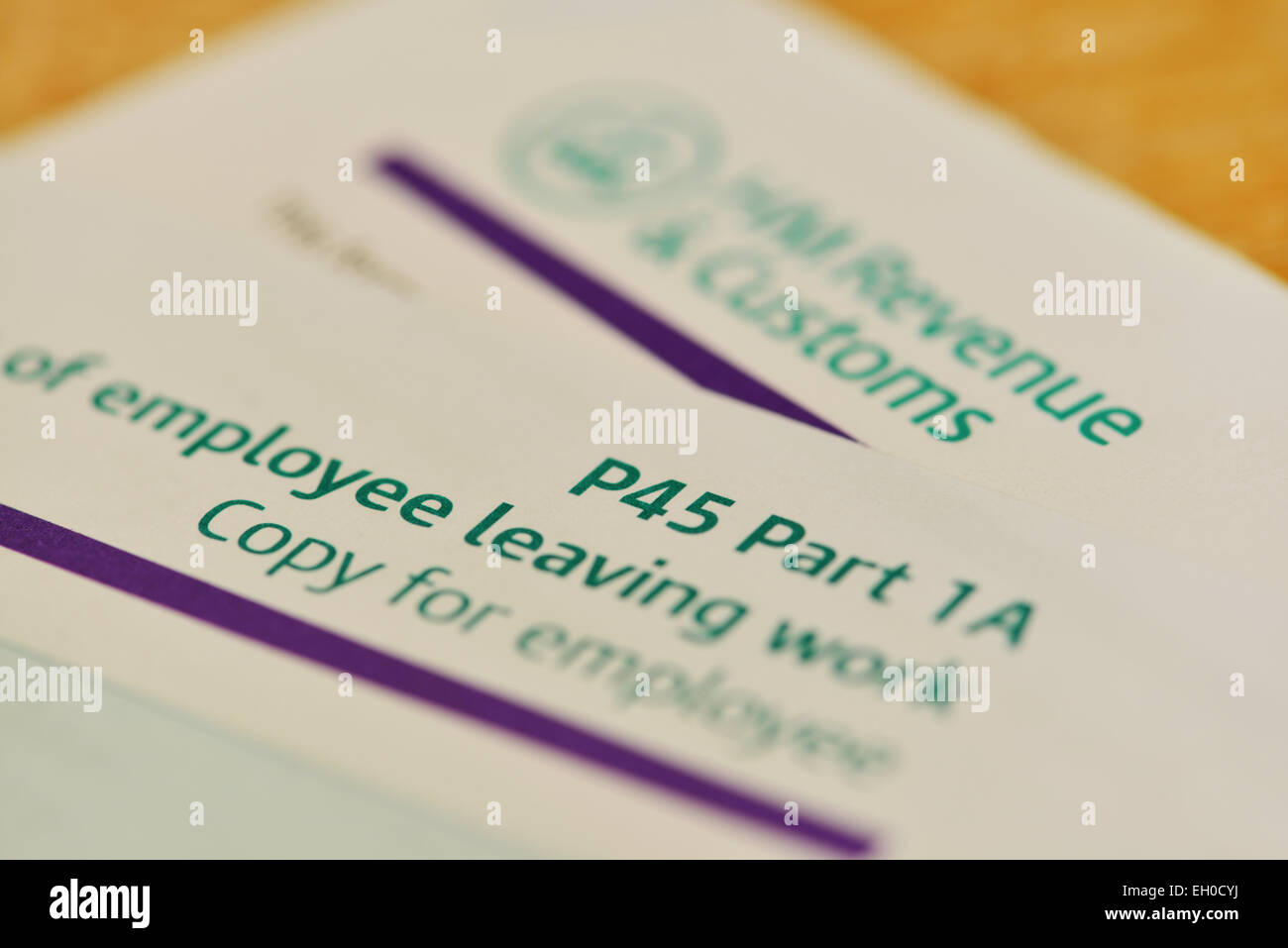 P45 form hi-res stock photography and images - Alamy