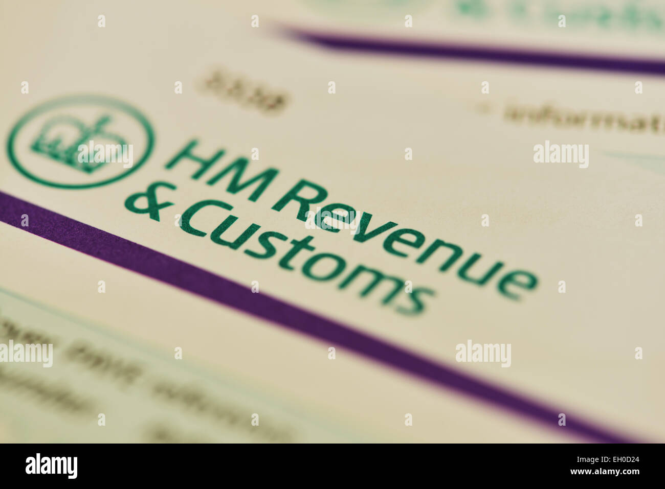 Letter from HMRC. Revenue and Customs Stock Photo - Alamy