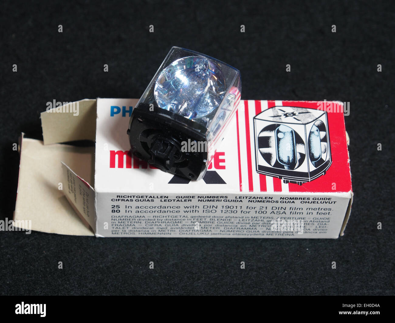 This image shows Philips Magicube flash cubes, a popular camera ...