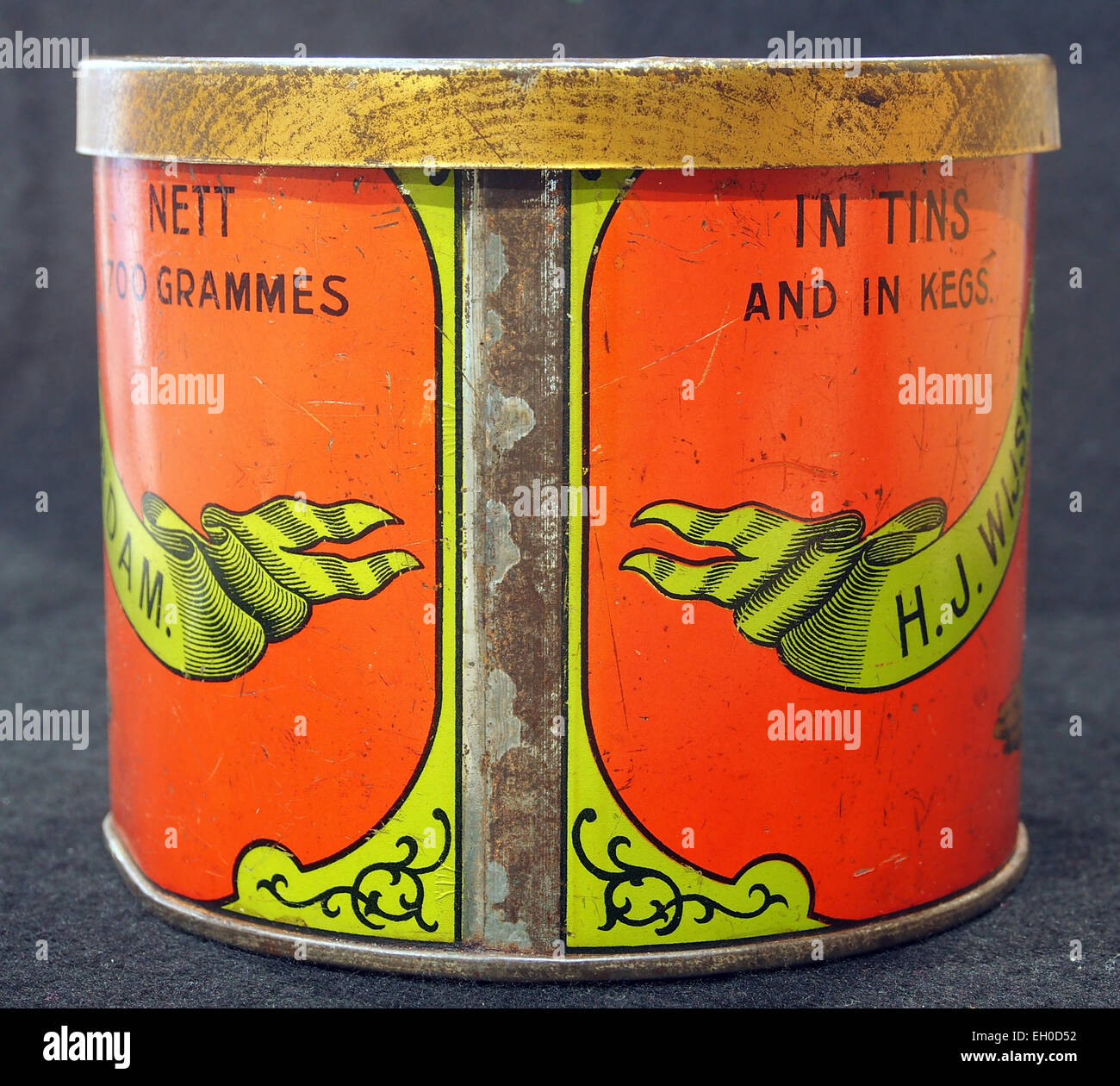 This preserved Dutch butter tin, from the Provision Merchant HJ Wijsman ...