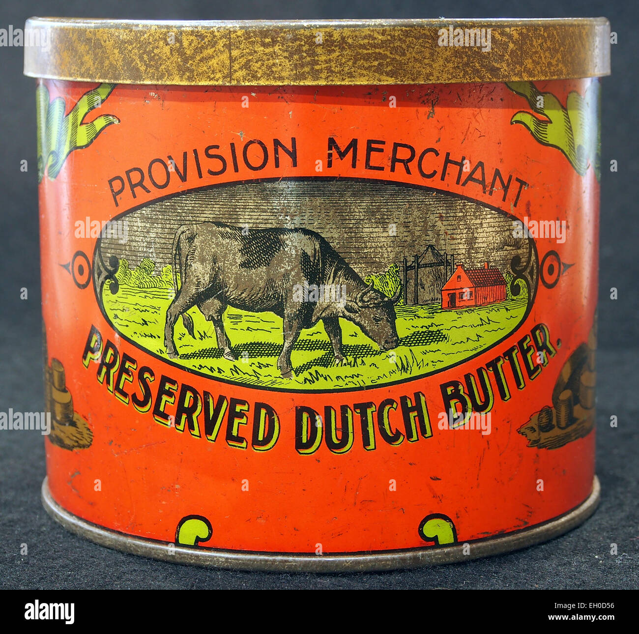 The preserved Dutch Buuter tin was produced by Provision Merchant HJ ...