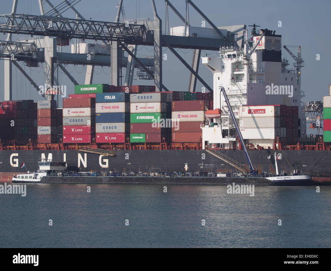 The vessel Rojas ENI 02333567 is seen at the Amazonehaven in the Port ...